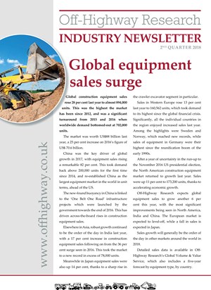 2nd Quarter 2018 - Off-Highway Research