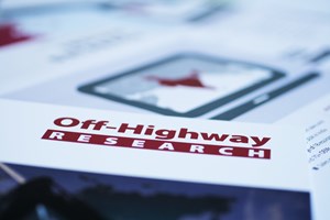 New reports in November - Off-Highway Research
