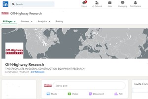 LinkedIn page re-launched - Off-Highway Research