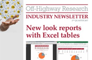 Latest edition of our quarterly newsletter - Off-Highway Research